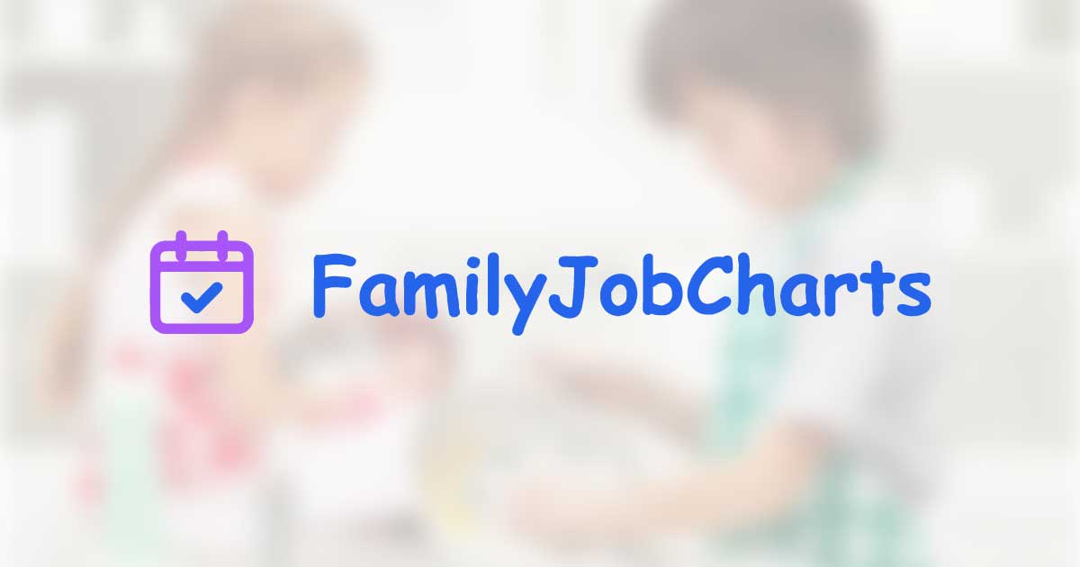 Free Printable Chore Charts & Family Job Charts | 30+ Themes | FamilyJobCharts